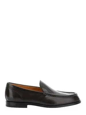TOD'S Calfskin Leather Slipper Loafers - Multicolor