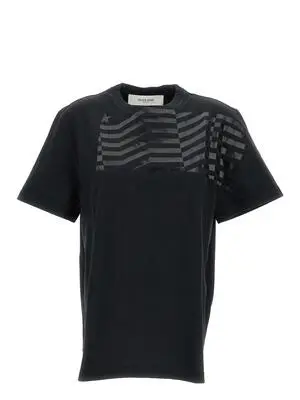 GOLDEN GOOSE Flag T-shirt - Multicolor