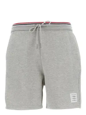 Thom Browne 4-bar Cotton Sweat Shorts - Multicolor