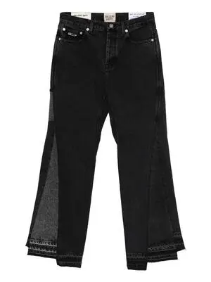 GALLERY DEPT. Wide-leg Jeans With Panelled Design - Black