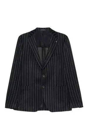 Tagliatore Striped Blazer - Blue