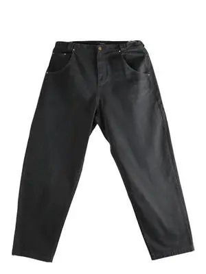 WILLY CHAVARRIA Denim Wide-leg Jeans - Black