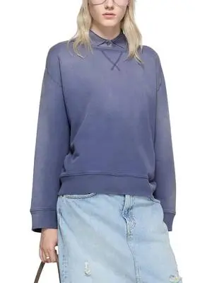 Acne Studios ACNE STUDIOS Crewneck Sweatshirt With Logo Detail Blue