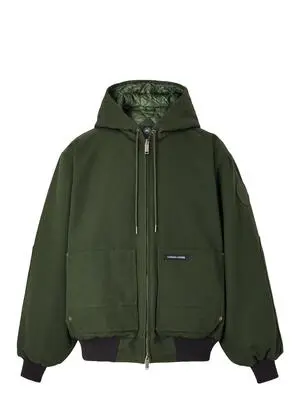 Canada Goose CANADA GOOSE Beaumont Cotton-Canvas Hooded Jacket Green