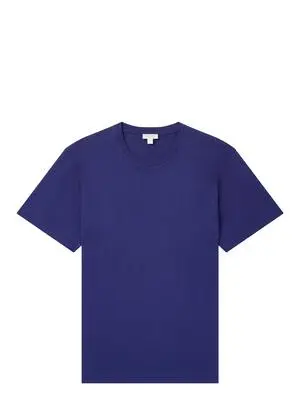 Sunspel Sunspel - Riviera Cotton T-Shirt - Men - Blue - S Navy