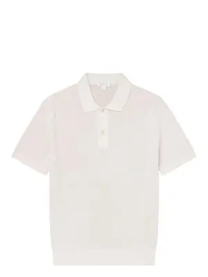 Sunspel Sunspel - Ribbed Cotton Polo-Shirt - Men - Neutrals - L Ecru