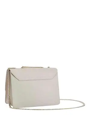 Furla Mini Venere Leather Crossbody Bag - Neutrals