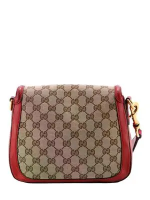 Gucci Lady Web Gg Canvas Medium Shoulder Bag - Brown