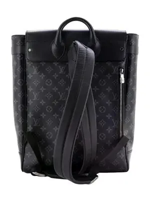 LOUIS VUITTON Steamer Monogram Eclipse Canvas Backpack - Black