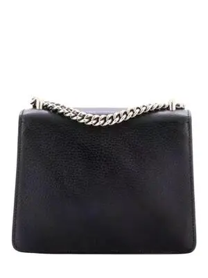 Gucci Gucci Dionysus Mini Leather Crossbody Bag Black
