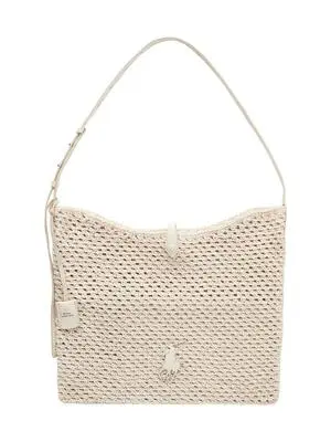 Polo Ralph Lauren Woven Cross Body Bag - Neutrals