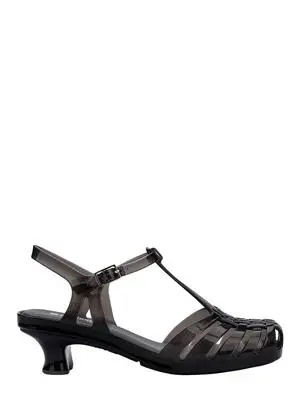 Melissa Vixen Kitten Heel Sandal - Black