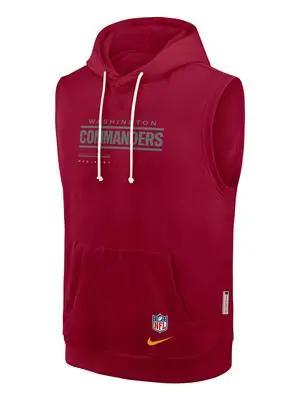 Nike Washington Commanders Sleeveless Pullover Hoodie - Red