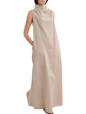 MARCELLA Sleeveless Maxi Dress - Sand