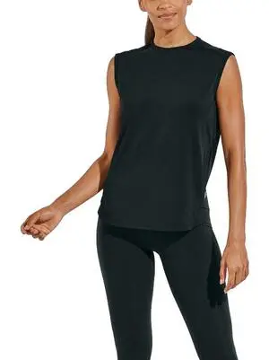 Coolibar Accelera Upf 50+ Athleisure Tank - Black