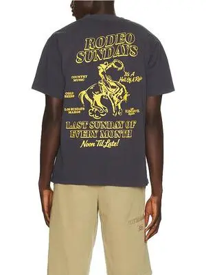 LOS SUNDAYS The Rodeo Sundays Graphic Tee - Navy