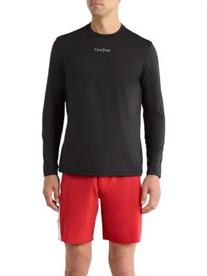TENŌRE Long Sleeve Upf 50+ Rashguard - Black