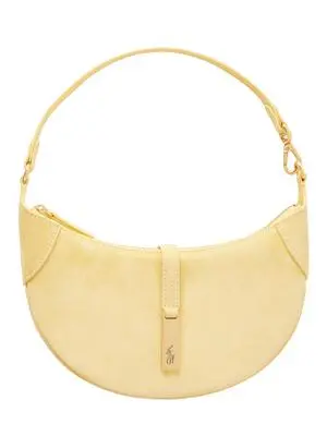 Polo Ralph Lauren Polo Id Mini Suede Shoulder Bag - Yellow