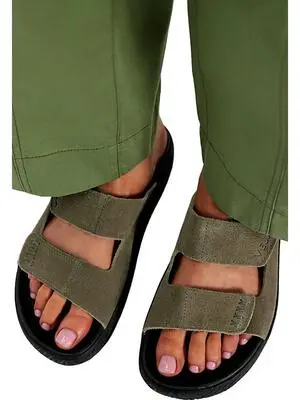 VEJA Etna Sandals - Kaki Black