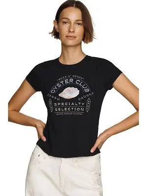 Maeve Cropped Cotton-blend T-shirt - Black