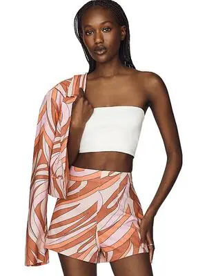 Maeve Printed Shorts - Pink Pattern