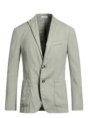 Boglioli Blazer Size Cotton, Linen, Polyester, Elastane - Sage Green