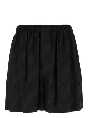 Balenciaga Monogram Shorts - Multicolor