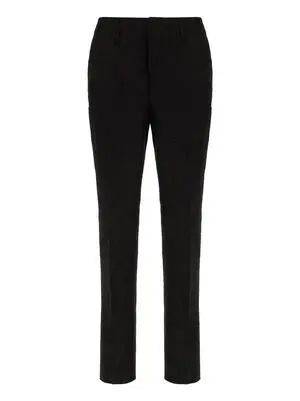 Fendi Tailored Trousers With Monogram Detail - Multicolor