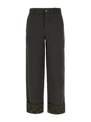 Burberry Checked Trousers - Multicolor