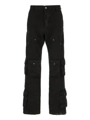 Off-White Cargo Trousers - Multicolor