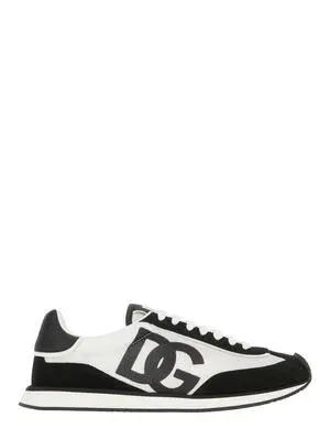 Dolce & Gabbana Dg" Logo Lace-up Sneakers - Multicolor