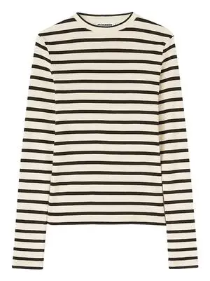 JIL SANDER JIL SANDER Striped Cotton T-Shirt