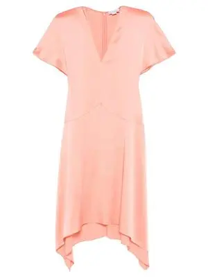Stella McCartney Asymmetrical V-neck Midi Dress - Multicolor