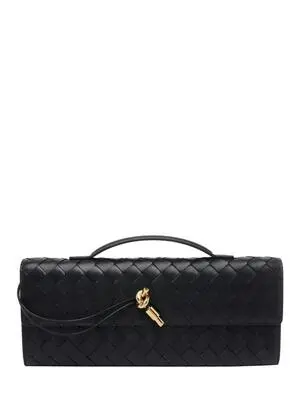 Bottega Veneta Andiamo Clutch - Black