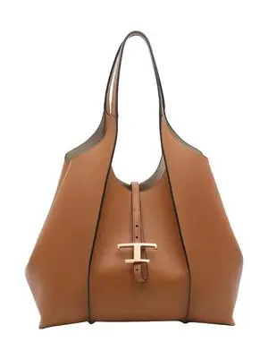 TOD'S TOD'S Medium T-Timeless Shopping Bag Brown