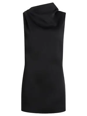 Khaite Astor Mini Dress - Black