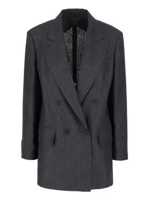 Max Mara Double-breasted Blazer - Multicolor