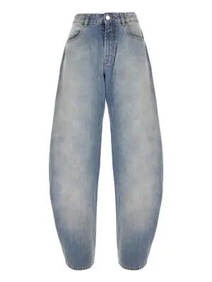 Alaïa Wide Leg Jeans - Multicolor