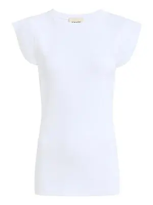 Khaite Angel Top In Japanese Cotton - Chalk