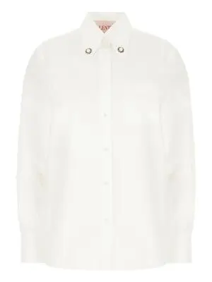 Valentino Garavani Embellished Collared Shirt - Multicolor
