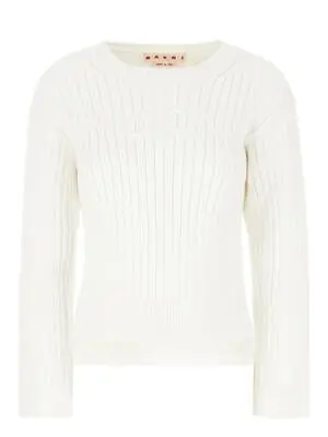Marni Ribbed Crew Neck Knitwear - Multicolor