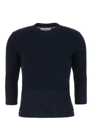 Thom Browne Button Detailed Ribbed Knitwear - Multicolor