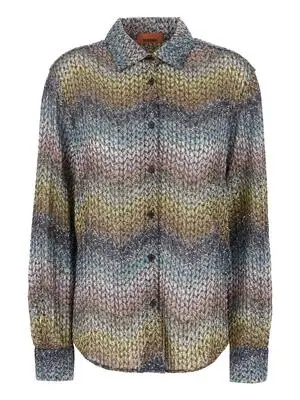 Missoni Striped Knit Shirt - Multicolor
