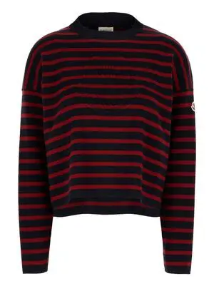 Moncler Striped Crew Neck Pullover - Multicolor