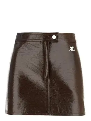 COURREGES Vinyl Skirt - Multicolor