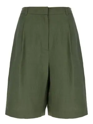 Max Mara Tailored Pleated Shorts - Multicolor