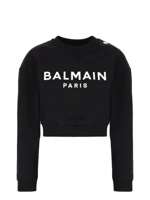 Balmain Logo Crewneck Sweatshirt - Multicolor