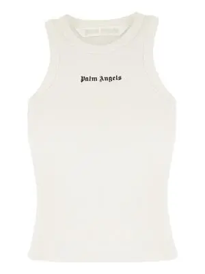 Palm Angels Ribbed Logo Tank - Multicolor