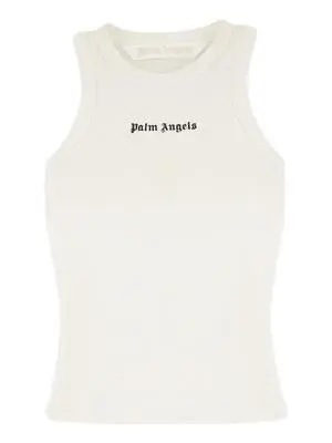 Palm Angels Ribbed Logo Tank - Multicolor