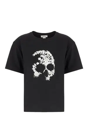 Alexander McQueen Floral Skull T-shirt - Multicolor